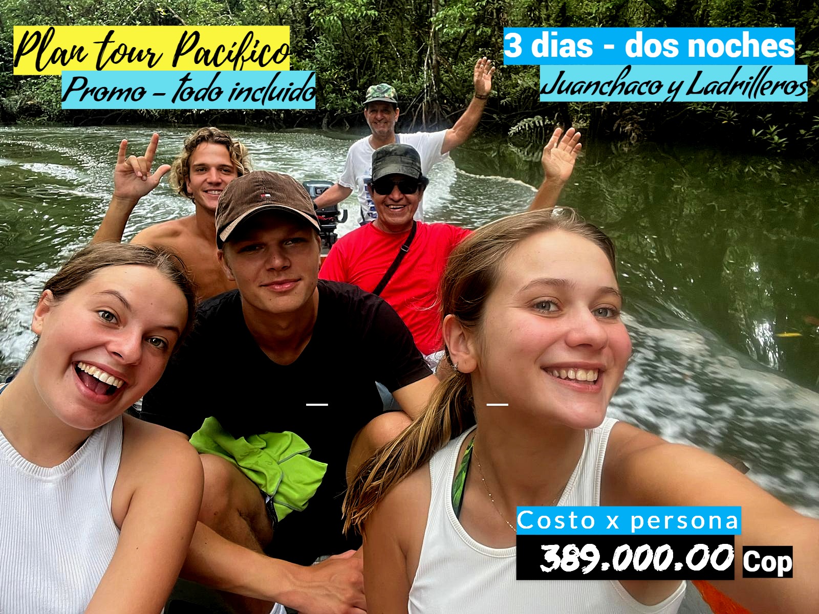 PROMO – PLAN TOUR AL PACIFICO, TEMPORADA BAJA – TURIS PACIFICO COLOMBIA